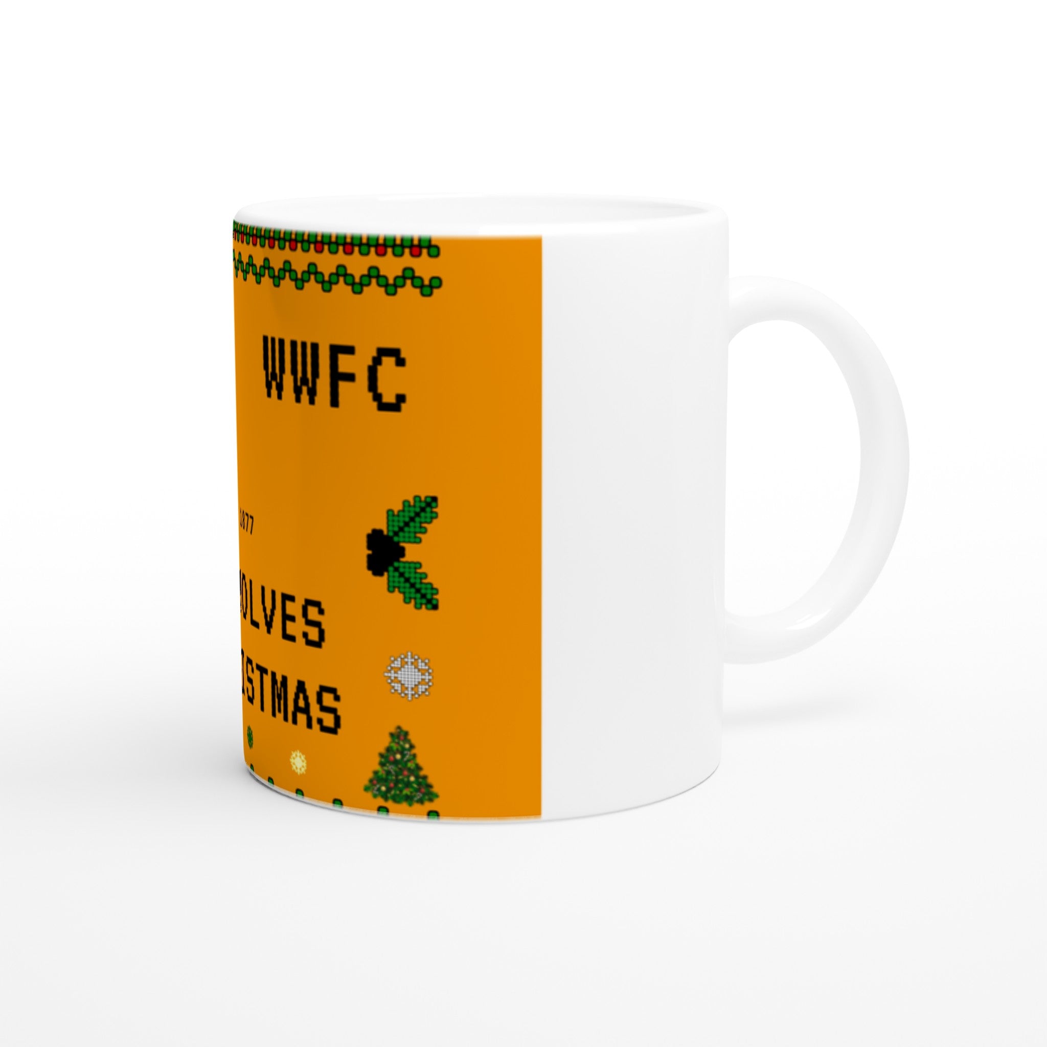 Wolves Christmas Festive Mug – Football Is Life