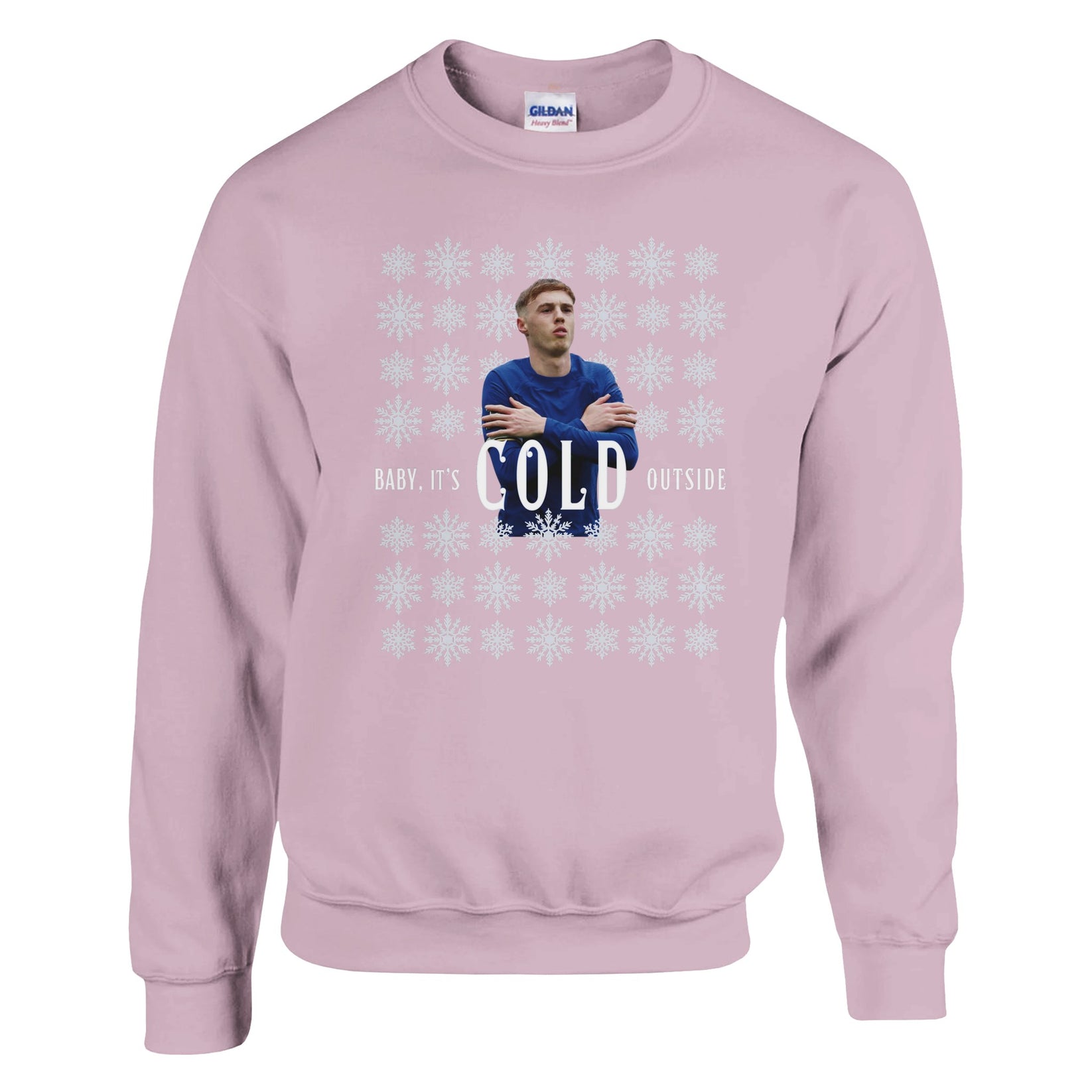Baby It's Cold Outside - Cole Palmer Chelsea Christmas Jumper ...